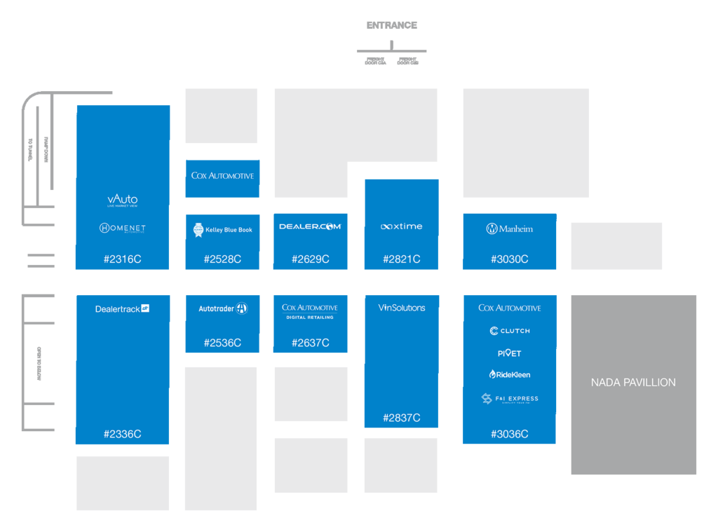 NADA 2020 Map - Cox Automotive Events