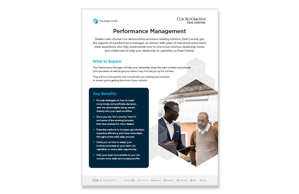Performance Management - Cox Automotive Retail