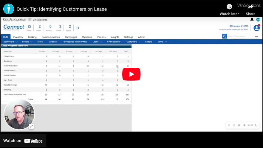 QUICK TIP: How to Identify Lease Customers in Under Two Minutes with ...
